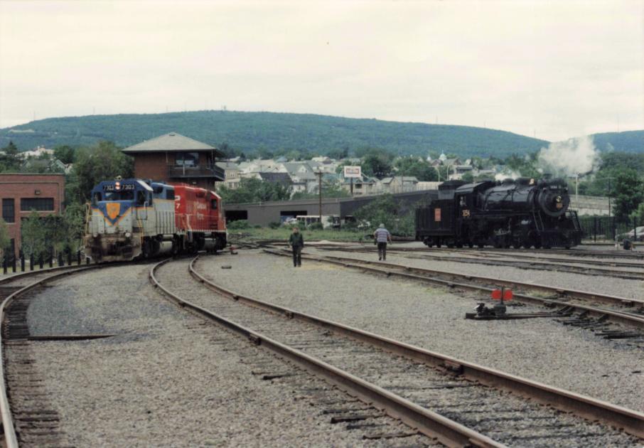 175th Anniversary of the D&H Train Arriving at Steamtown, Scranton, PA ...